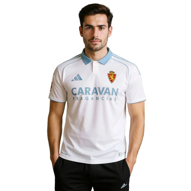 Camiseta Adidas Real Zaragoza Primera Equipación 2025-2026 - Tienda De ...